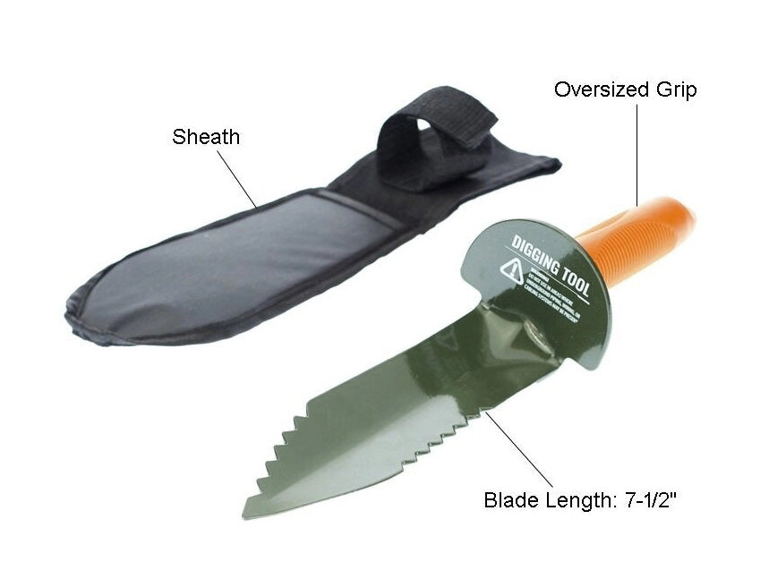 12" Serrated Edge Hand Digger For Gold and Treasure Hunting – Midwest ...