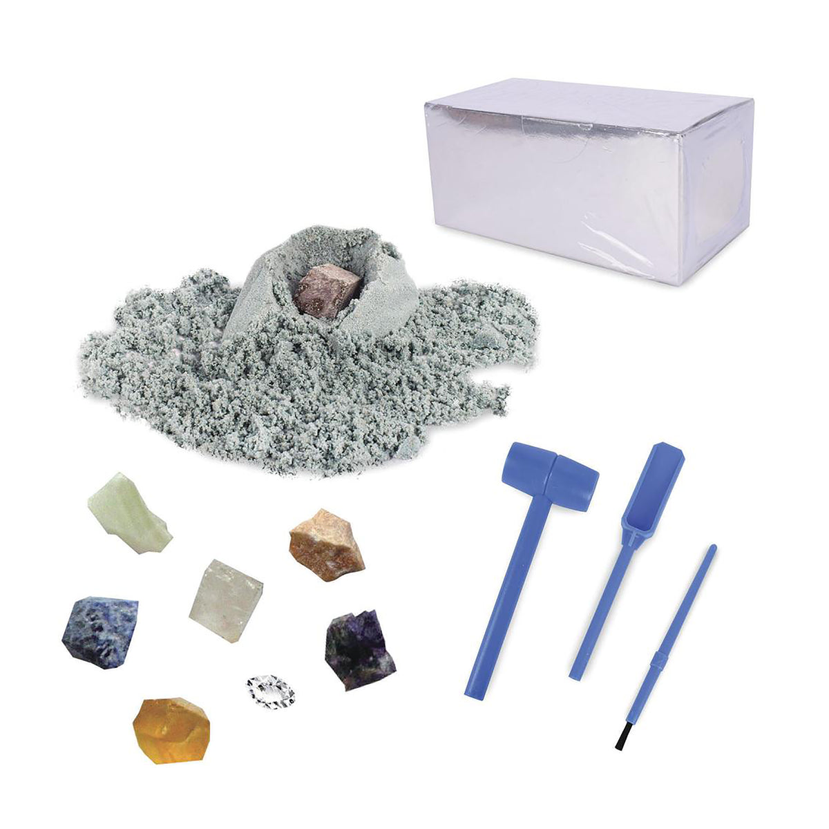 Silver Diamond Treasure Dig Bar for Kids – Midwest Diggers
