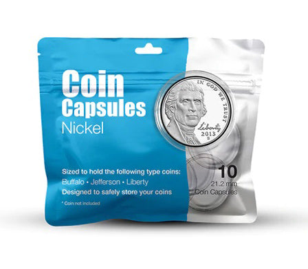 Nickel Coin Capsule Pack – Midwest Diggers